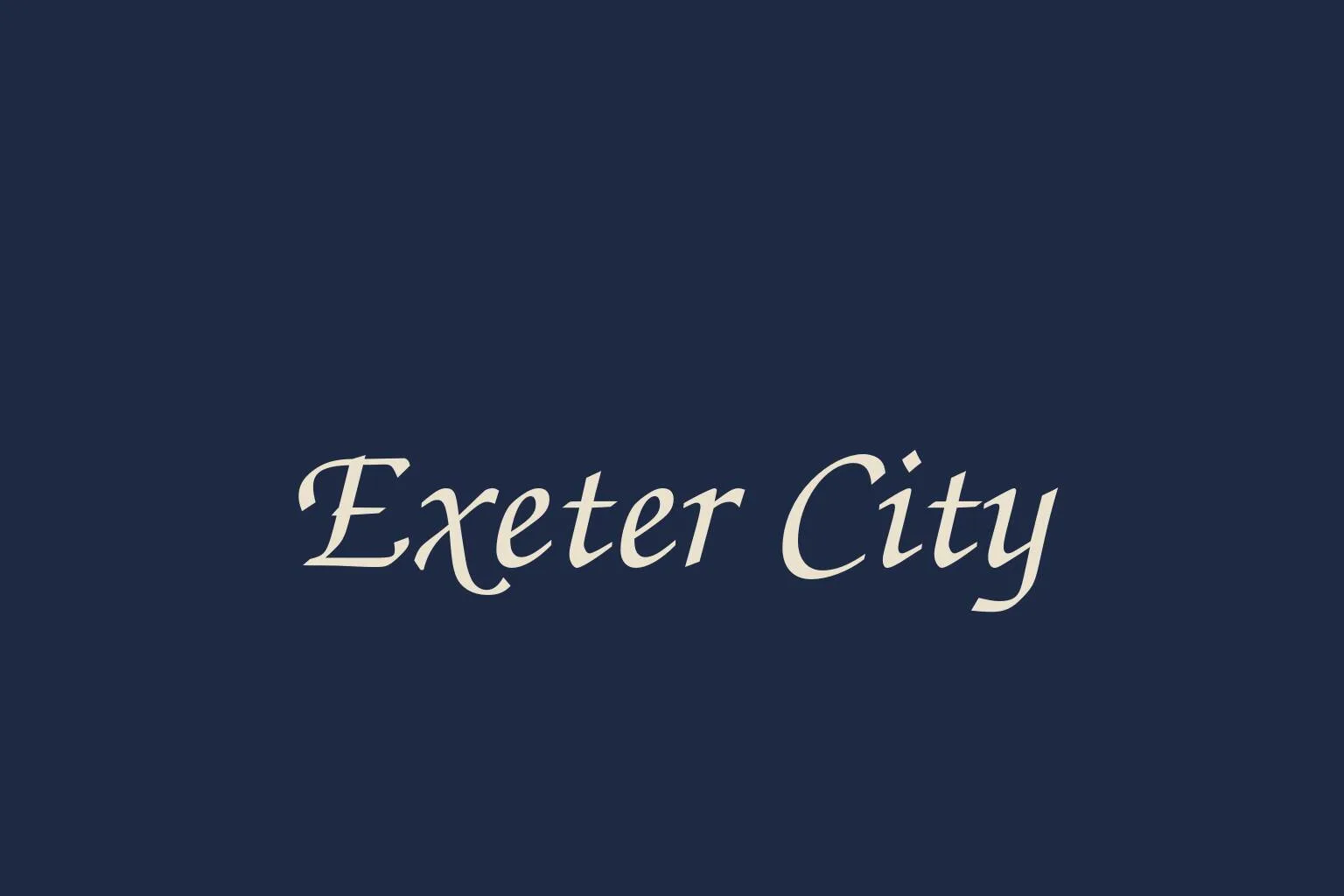 What are Exeter City - AllClubColors.com's colors?